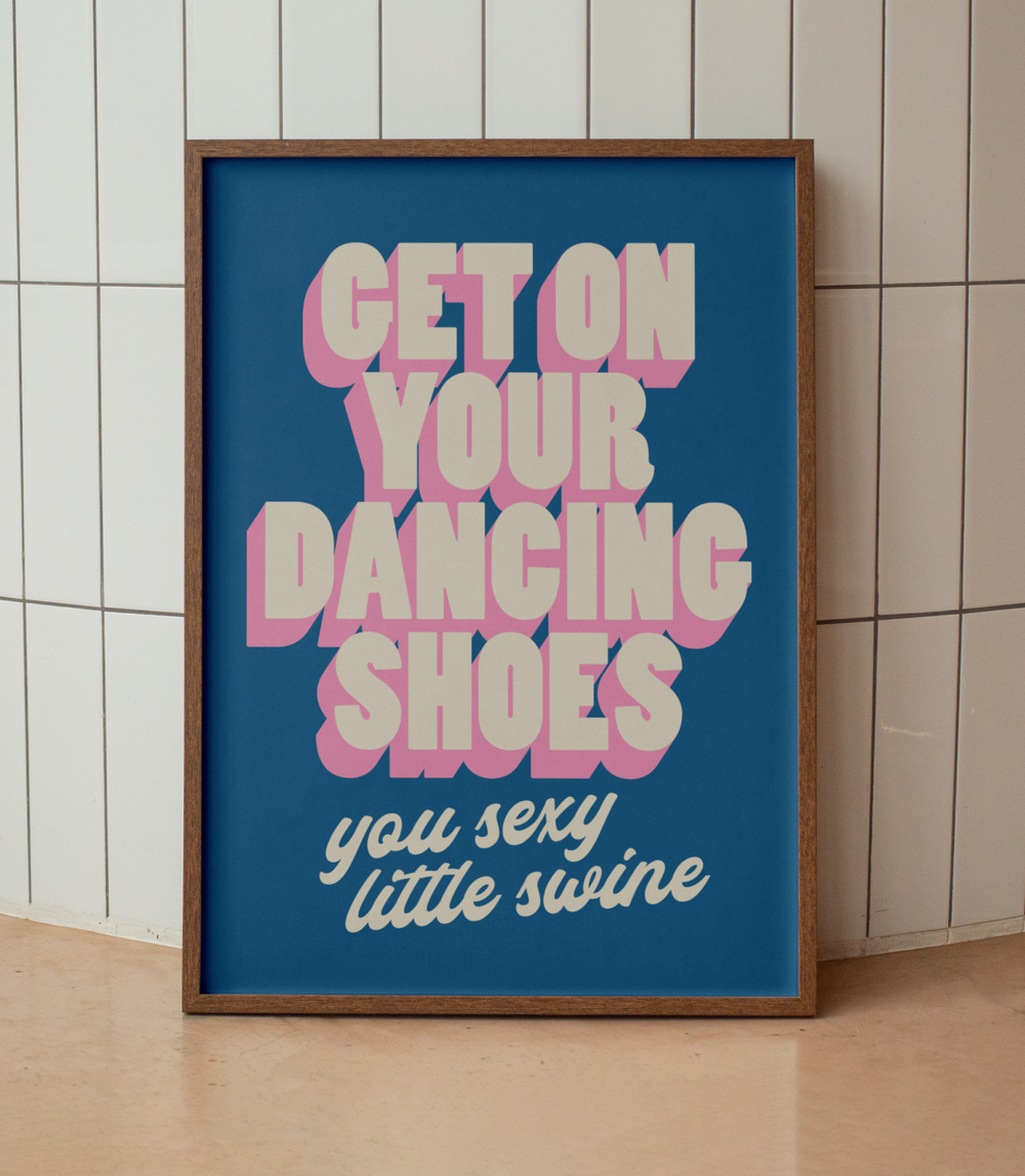 Shop bold and colourful typographic wall art prints | TypoPrints – Typo ...